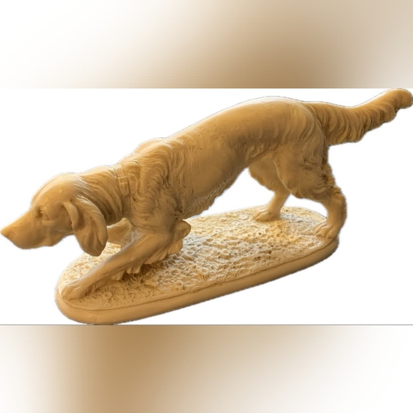 A. Santini | Art | Vintage A Santini Signed Irish Setter Statue | Poshmark